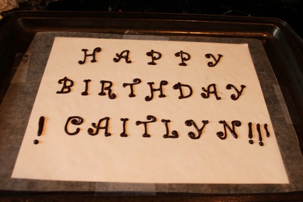 Chocolate Letter Writing | Alice in the Kitchen