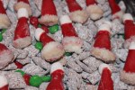 Crunchy Candy Santa Hats | Alice in the Kitchen